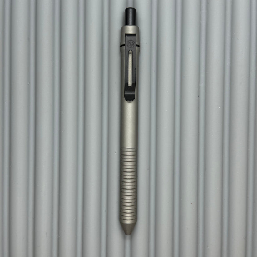 > Spoke Click Model C: Matte Titanium / Grooved Grip (black accents ...